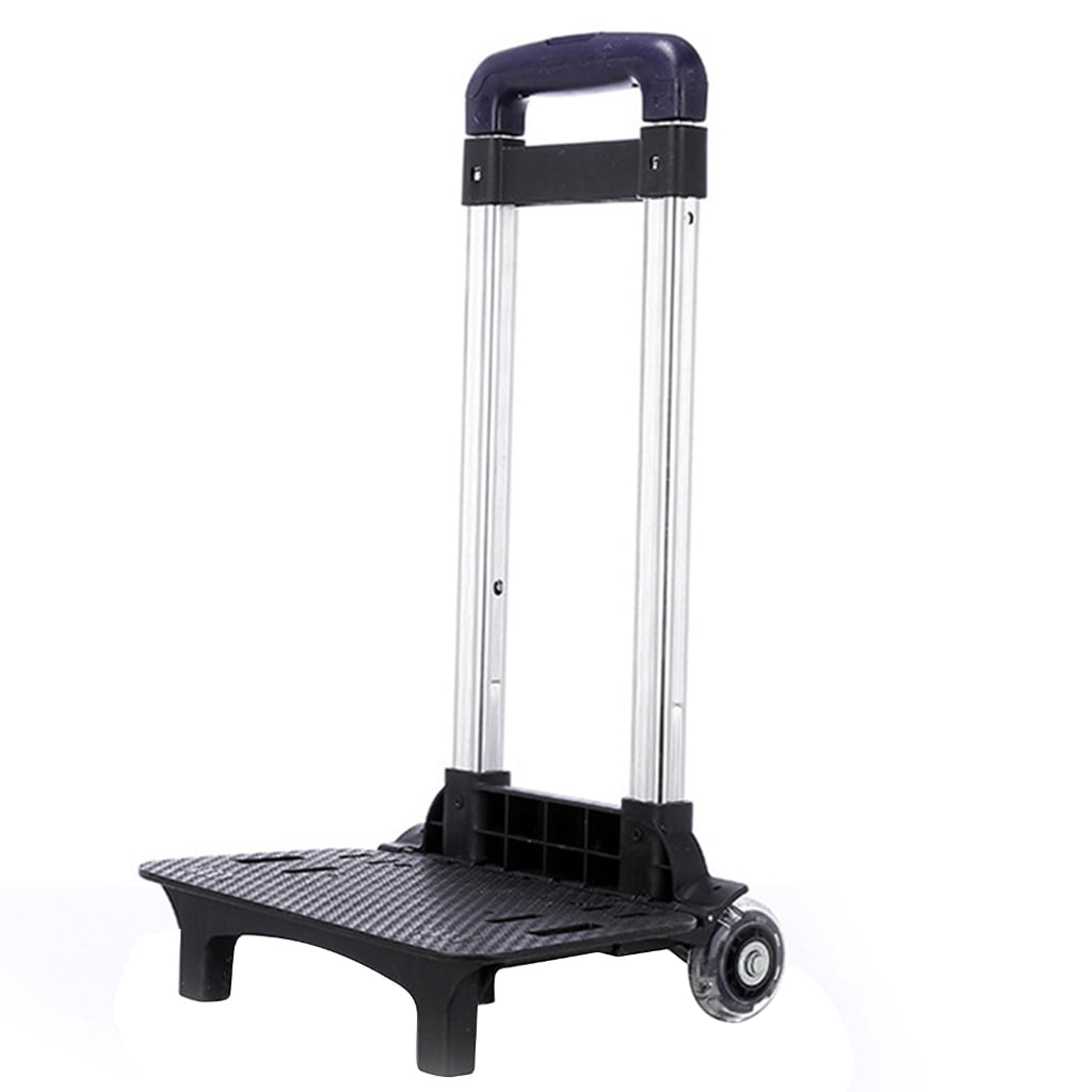 Milue Aluminium Alloy Backpack Trolley 2 Wheels Foldable Trolley Cart ...