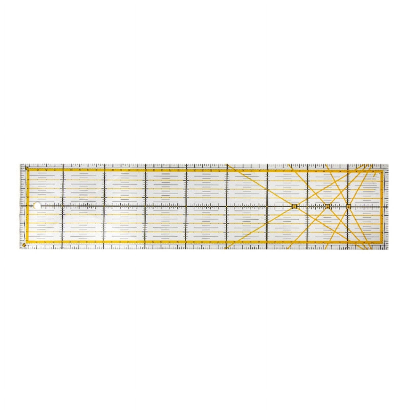Milue Architect Template Drafting Ruler DIY Quilter-Square Ruler Fabric ...