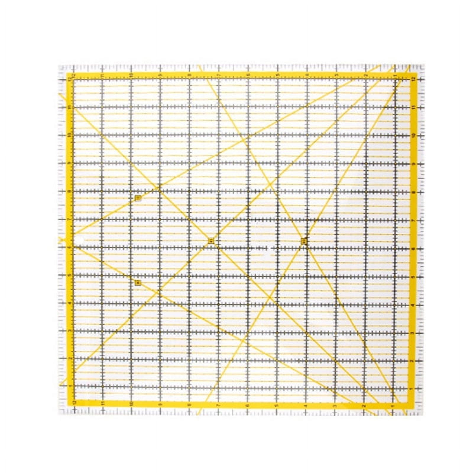 Milue Architect Template Drafting Ruler DIY Quilter-Square Ruler Fabric ...