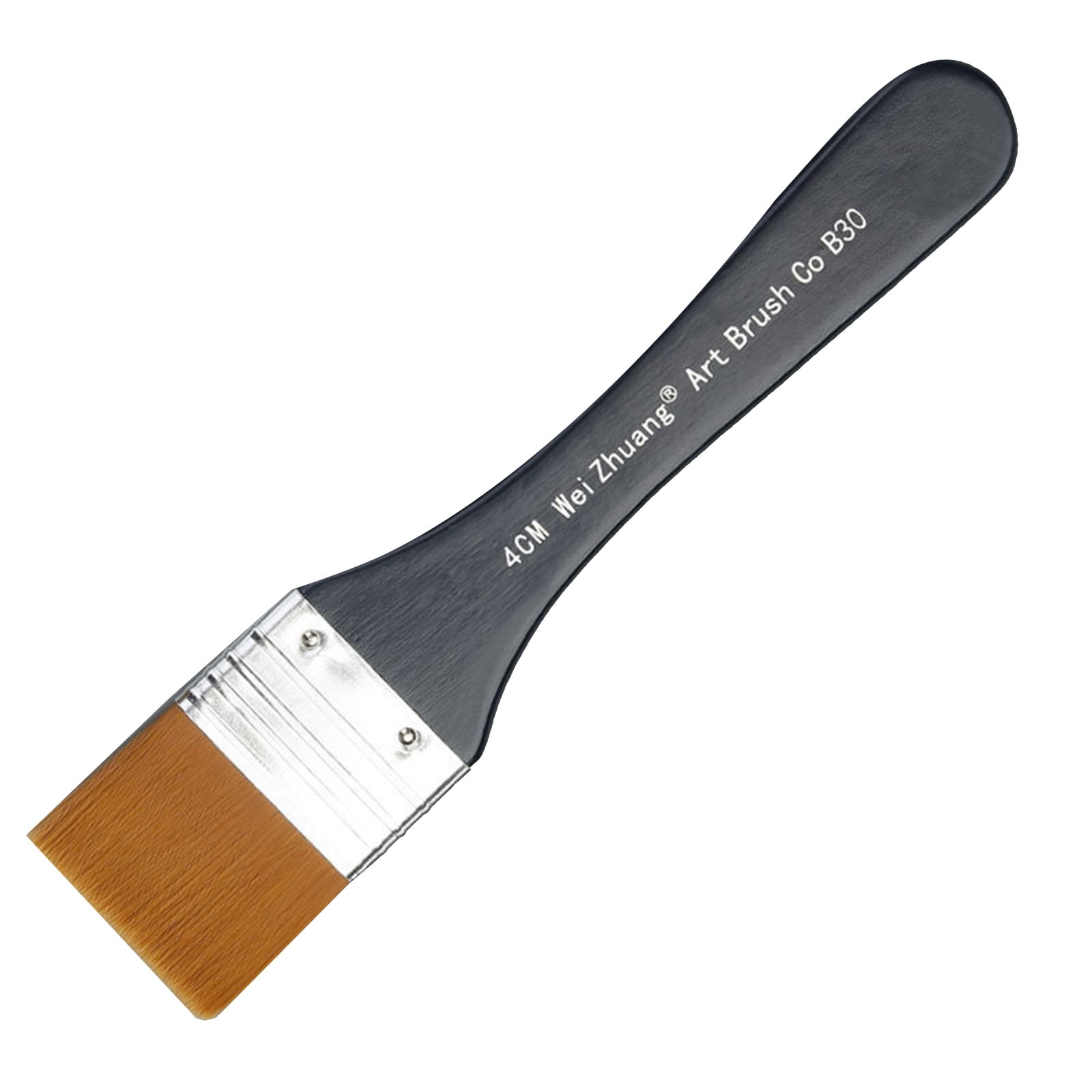 Milue Artist Flat Paint Brush Large Wash Brush Nylon Hair for Gesso ...