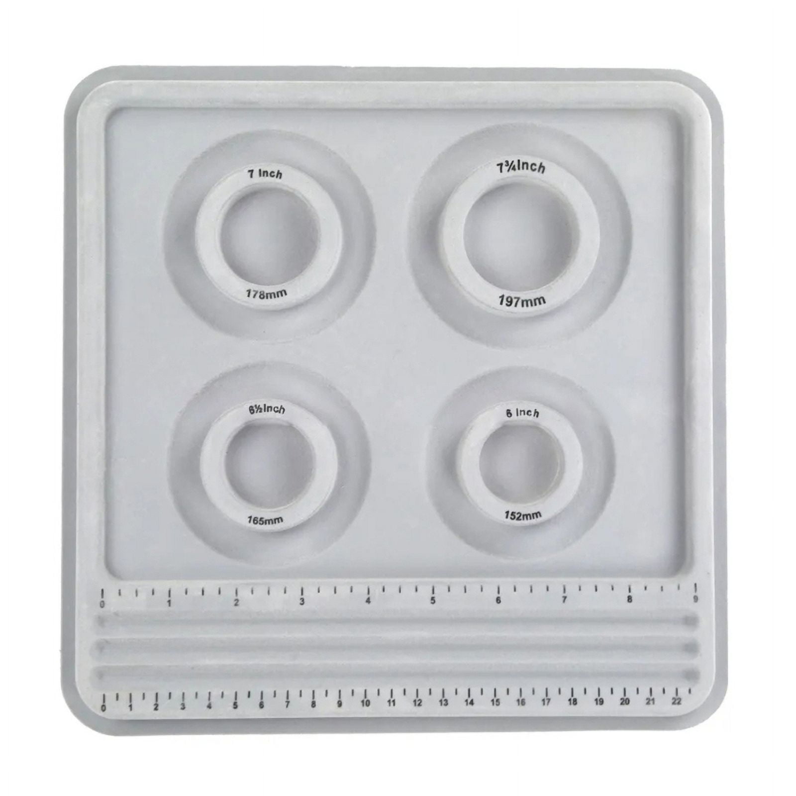 Milue Bead Board Design Beading Board Tray DIY Craft Tool Round Shaped ...