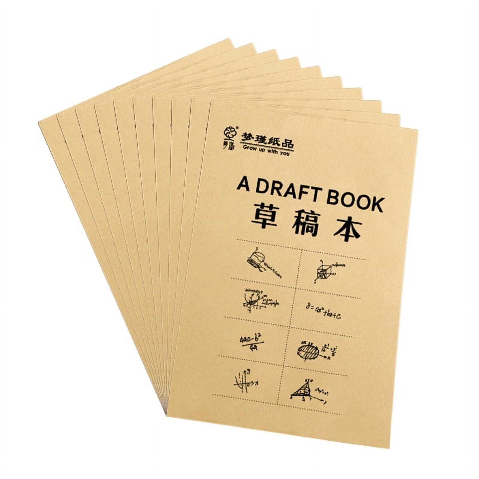 Milue Calculation Pad Blank Writing Pad Students Calligraphy Paper ...