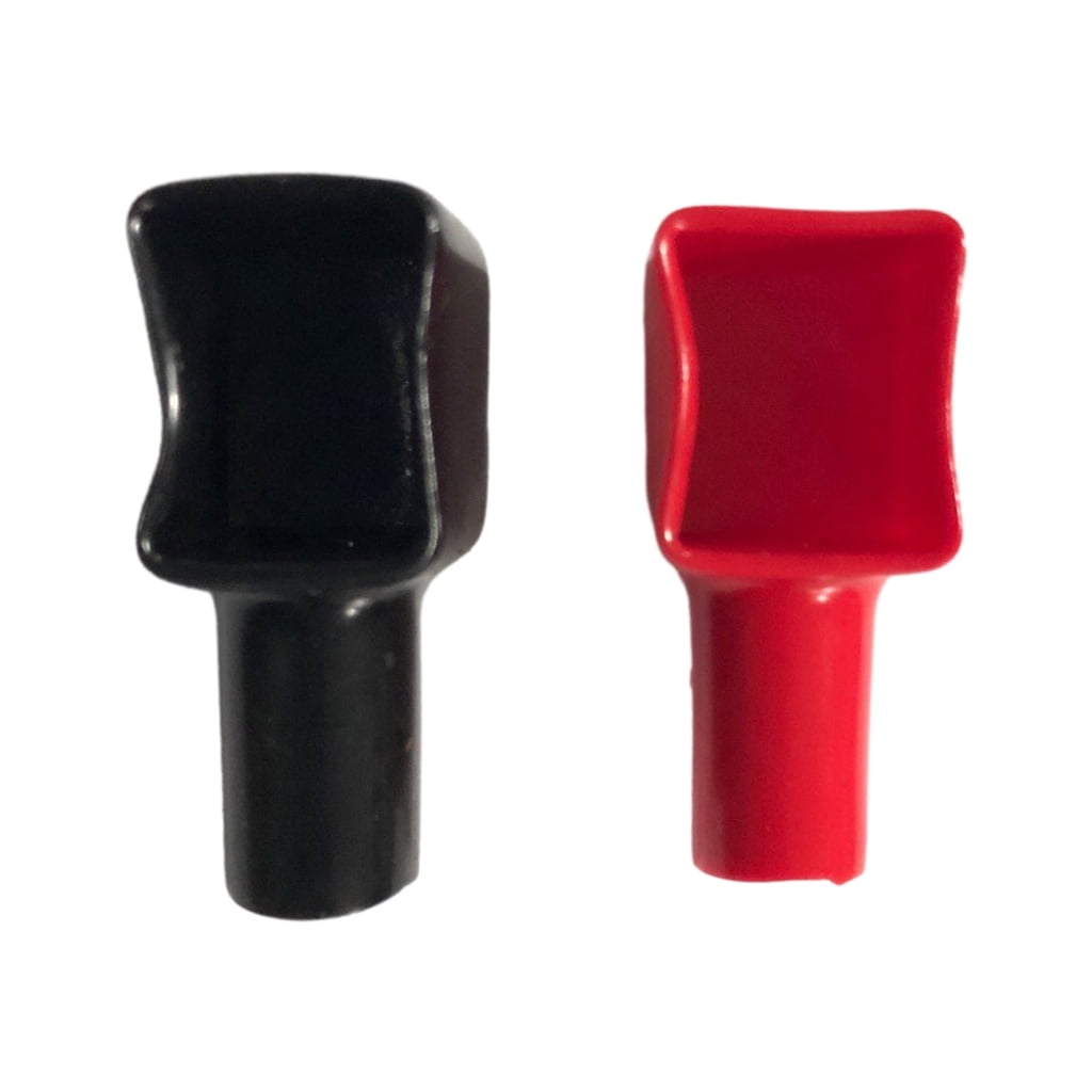 Milue Car Battery Terminal Cap Negative Positive Terminal Covers ...