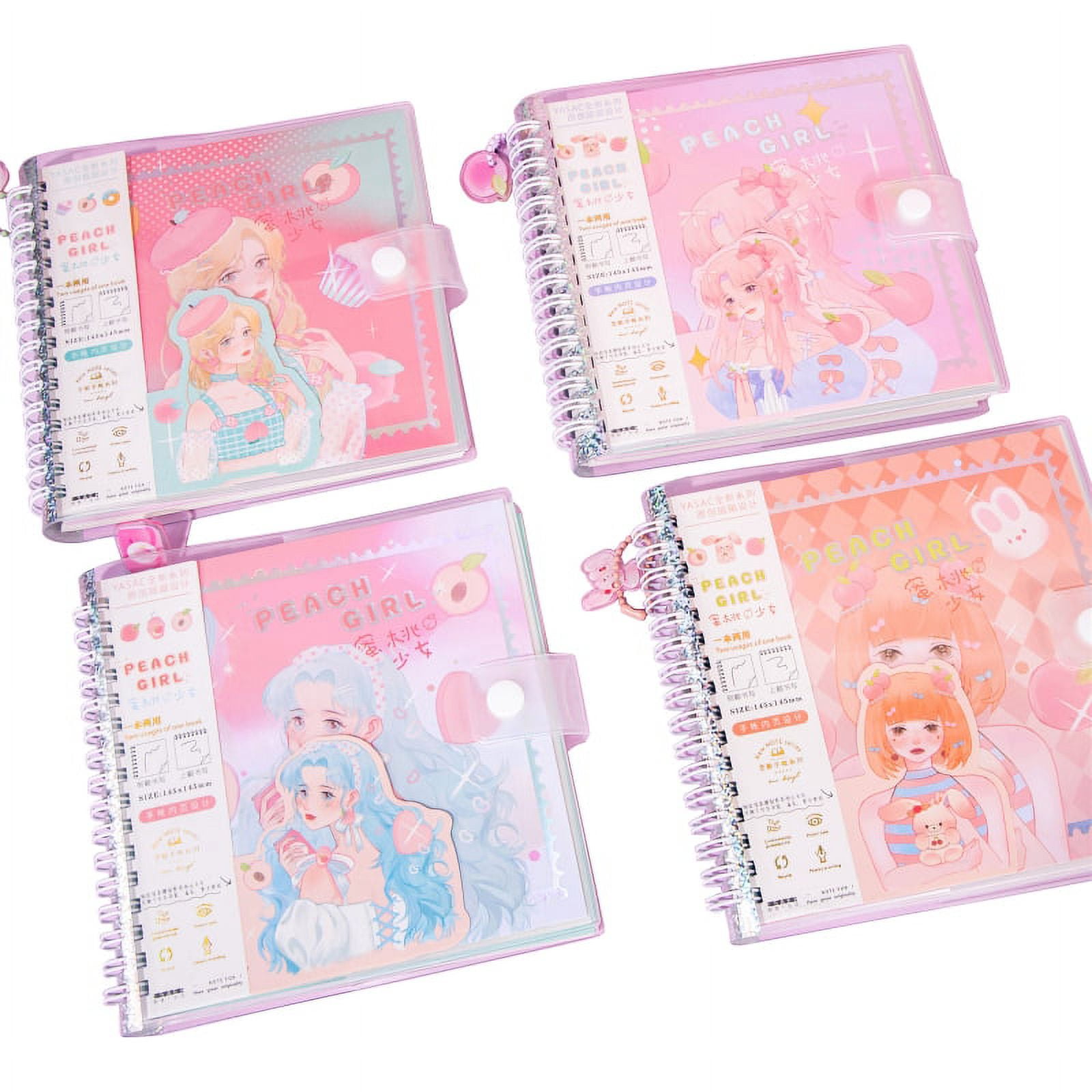 Milue Cartoon Mini Pocket Spiral Notebook Memo Notepad for Primary ...