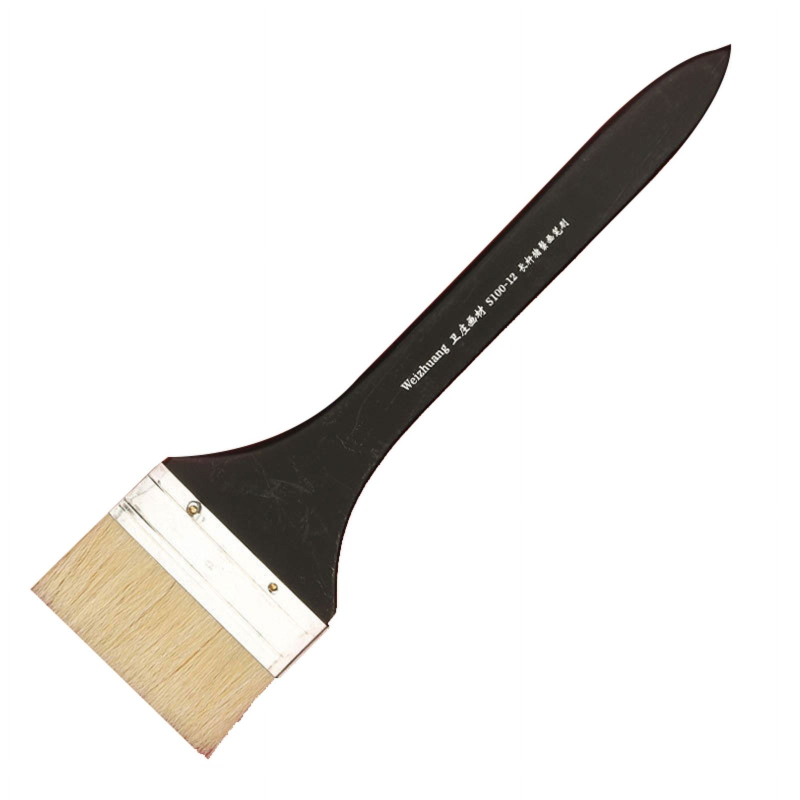 Milue Chip Utility Paint Brush Nylon for Rock Canvas Wall Kid Drawing ...