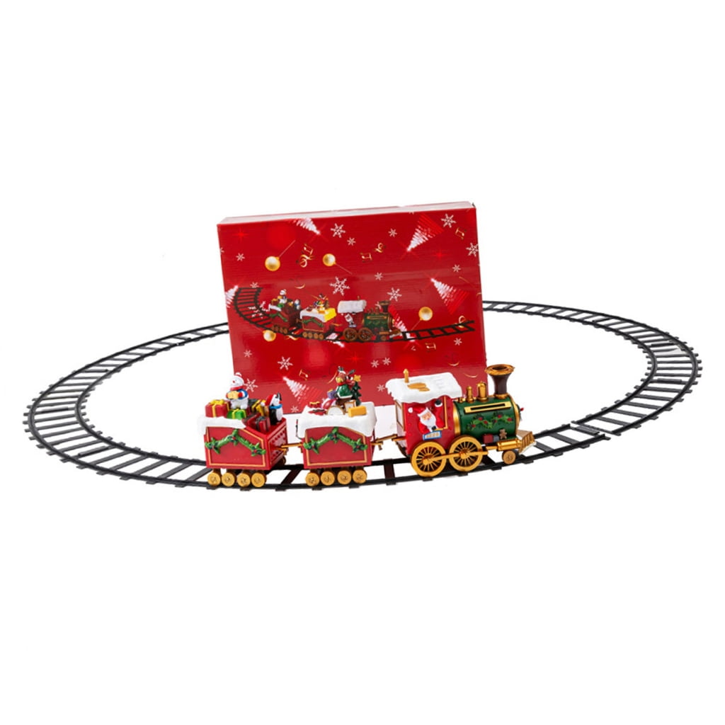Milue Christmas Santa Train Train Set for Kids Adult Christmas Holiday ...