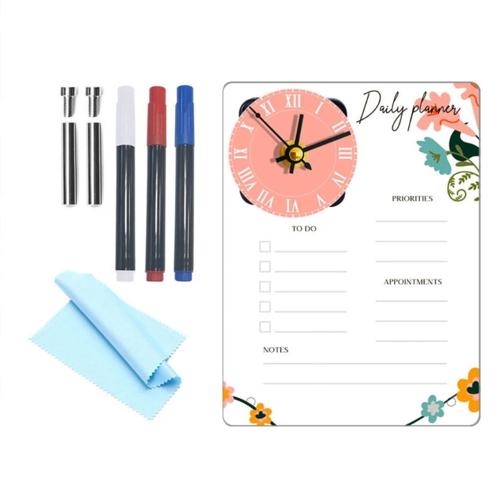 Milue Clear Acrylic Memo Board Checklist Board Daily To-do-list Board ...