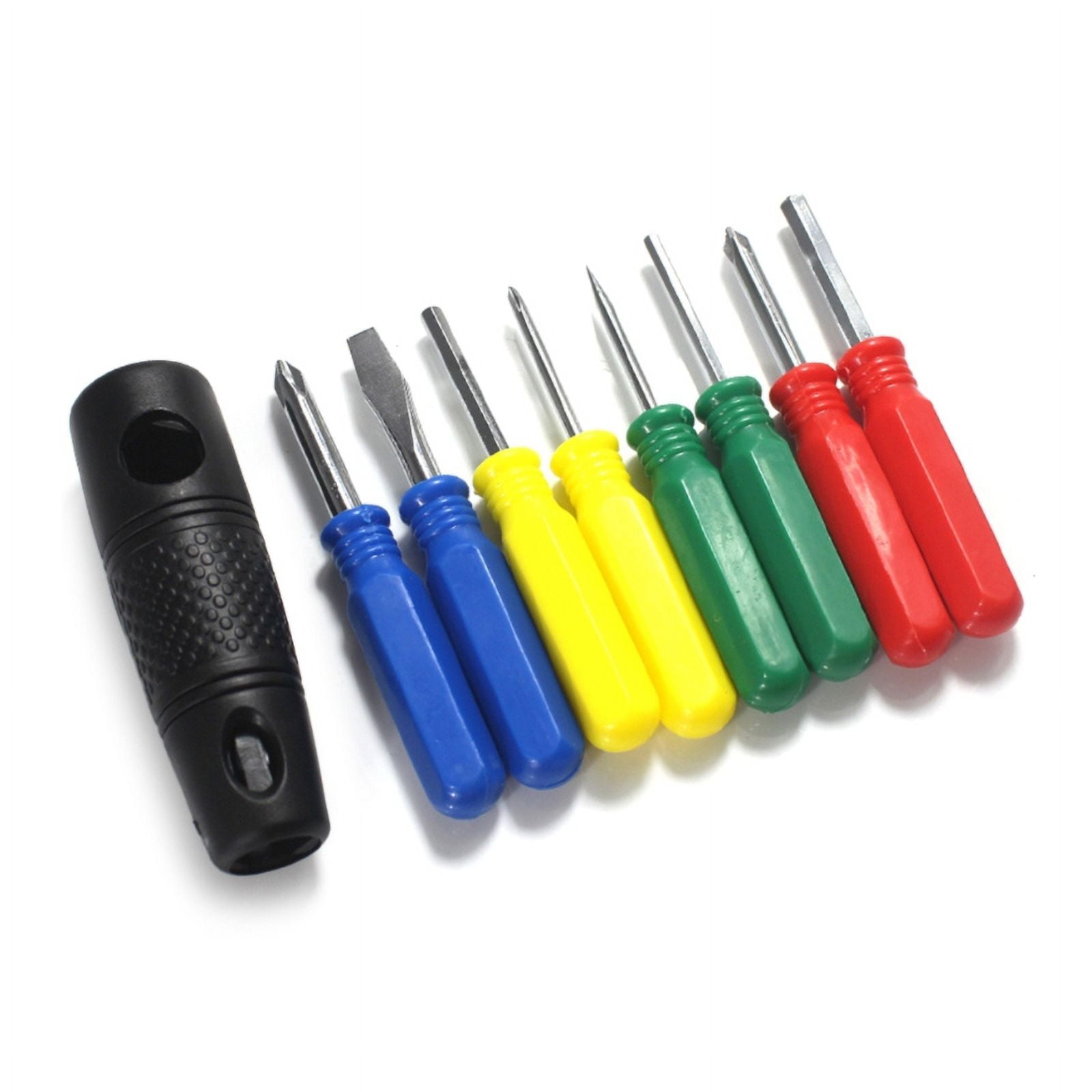 Milue Compact Screwdriver Set 9pcs Replaceable Magnetic Tips for Repair ...