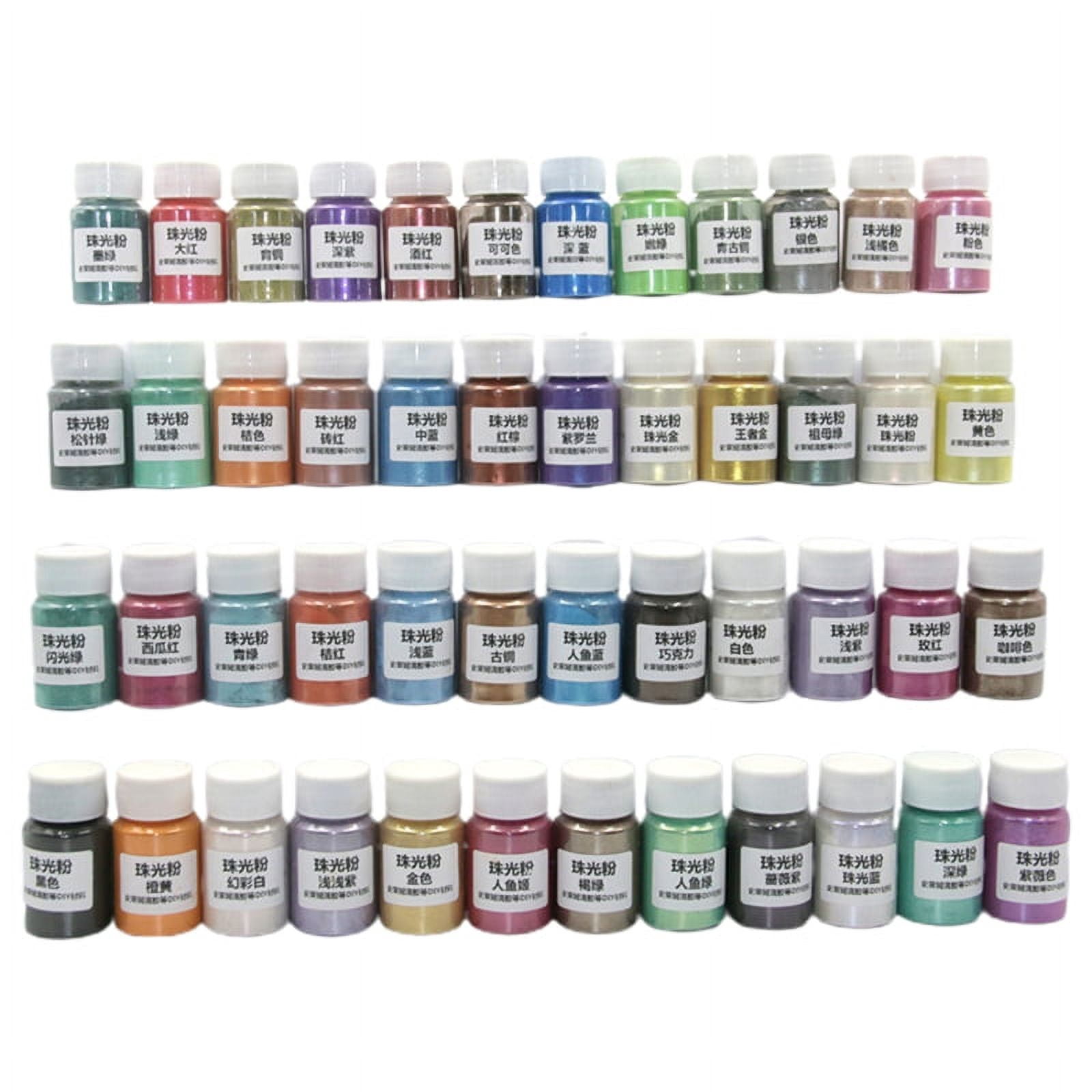 Milue Cosmetic Pearlescent Natural Mica Mineral Powder Epoxy Resin Dye ...