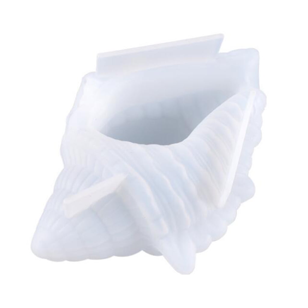 Milue Crystal Epoxy Resin Mold Conch Storage Box Silicone Mould DIY ...