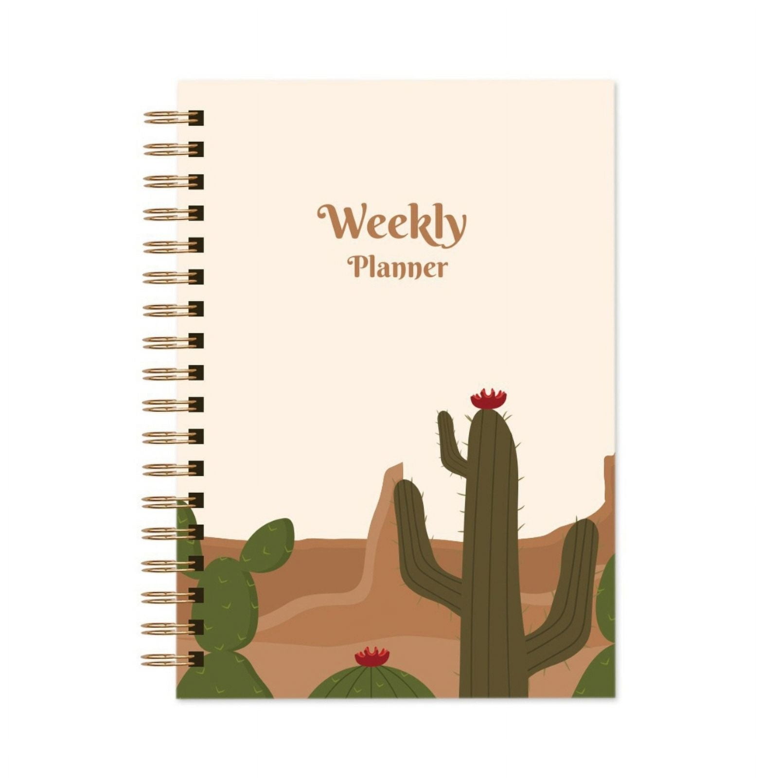 Milue Daily Weekly Monthly Notebook Planner Spiral A5 Notebook Time ...
