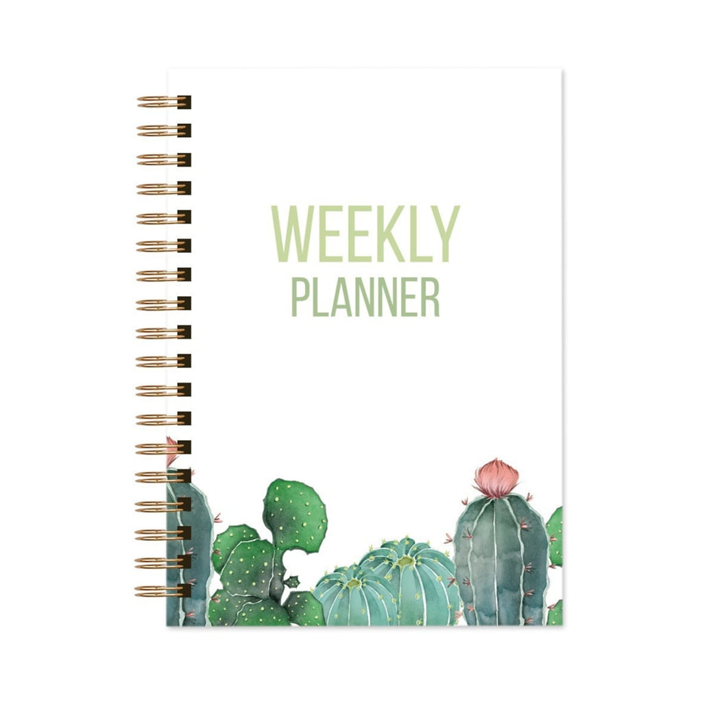 Milue Daily Weekly Monthly Notebook Planner Spiral A5 Notebook Time ...