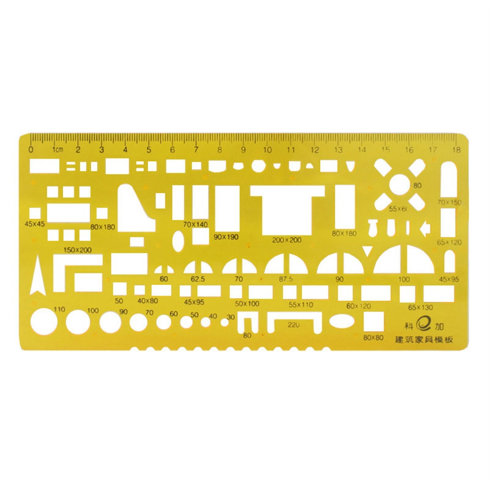 Milue Drawing Measuring Rulers French Curve Ruler Geometric Drawings ...