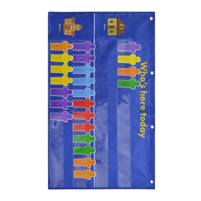 Milue Durable Classroom Attendance Chart for Preschool Classroom ...