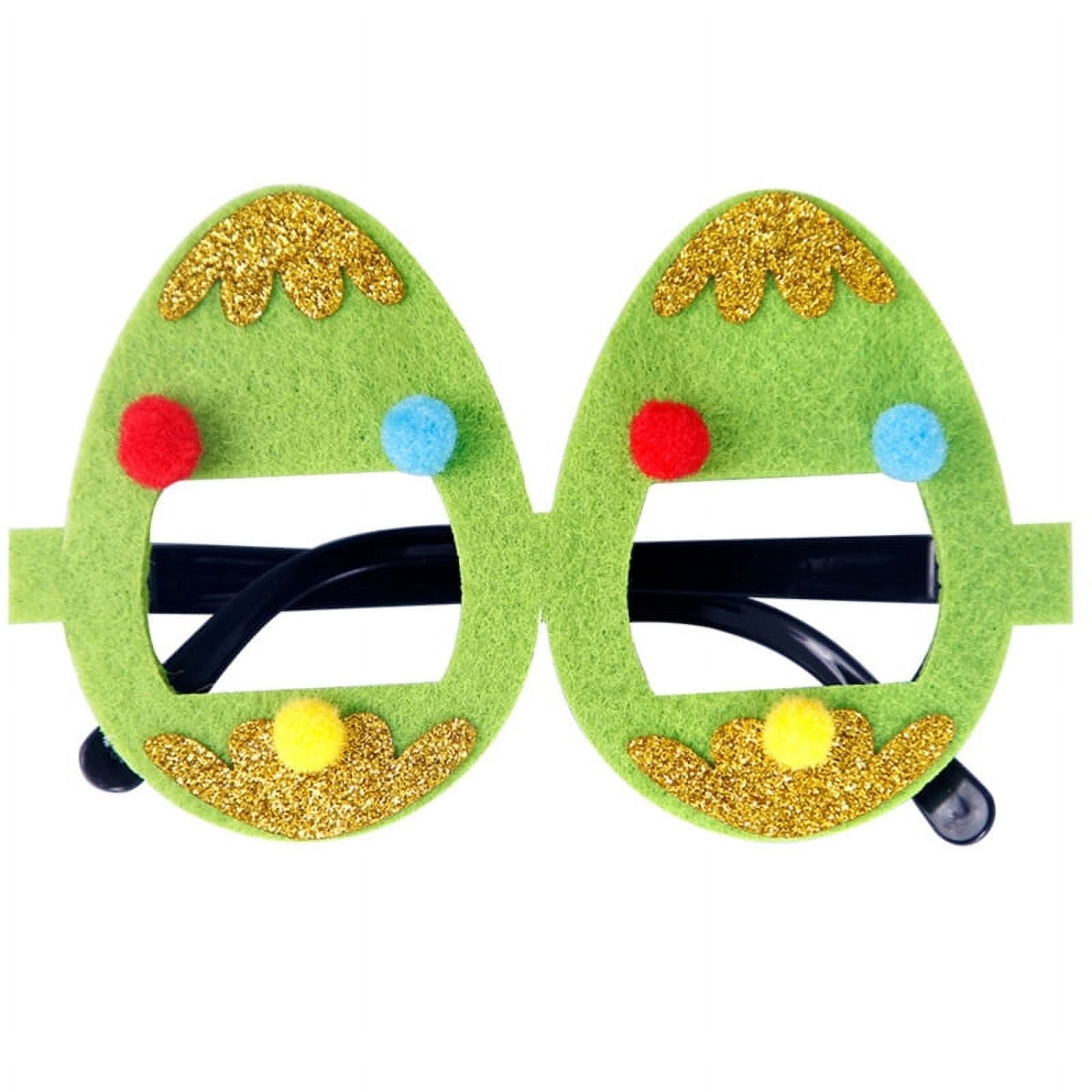Milue Easter Glasses Easter Bunny Glasses Easter egg Glassses Rabbit ...