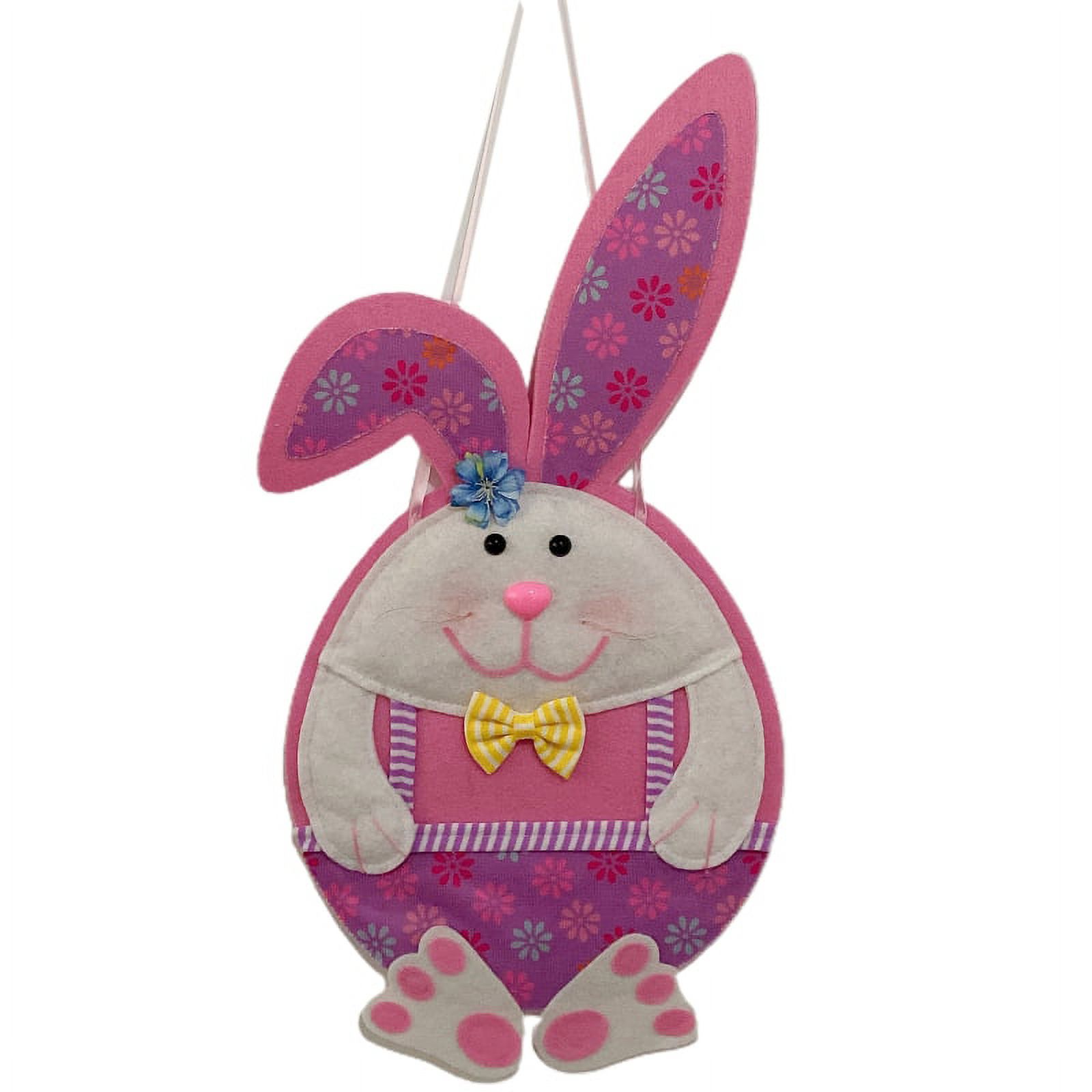 Milue Easter Pendant Colorful Bunny Egg Chicken Hanging Cloth Ornament ...