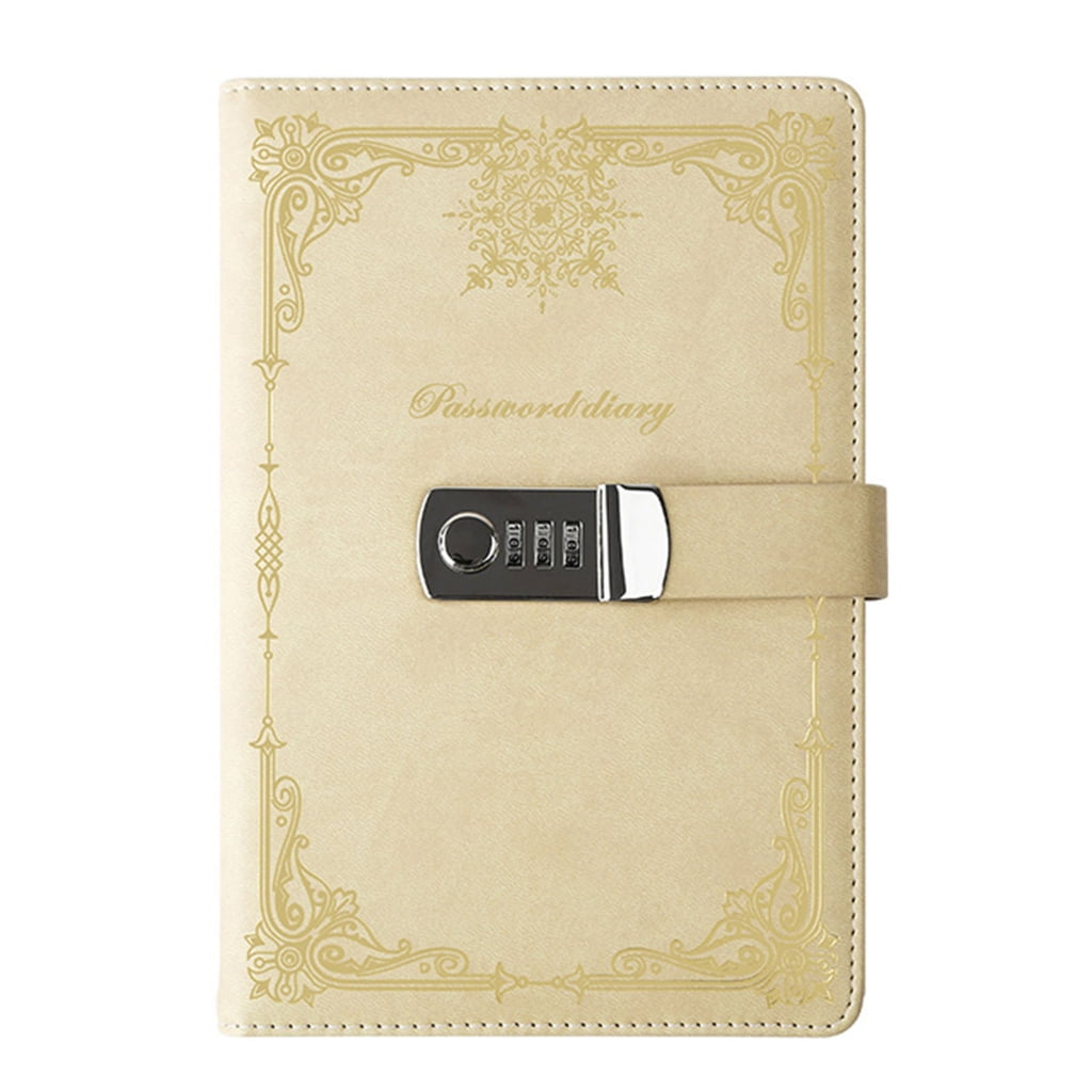 Milue Elegant Lockable Notebook Journal with PU Cover - Perfect for ...