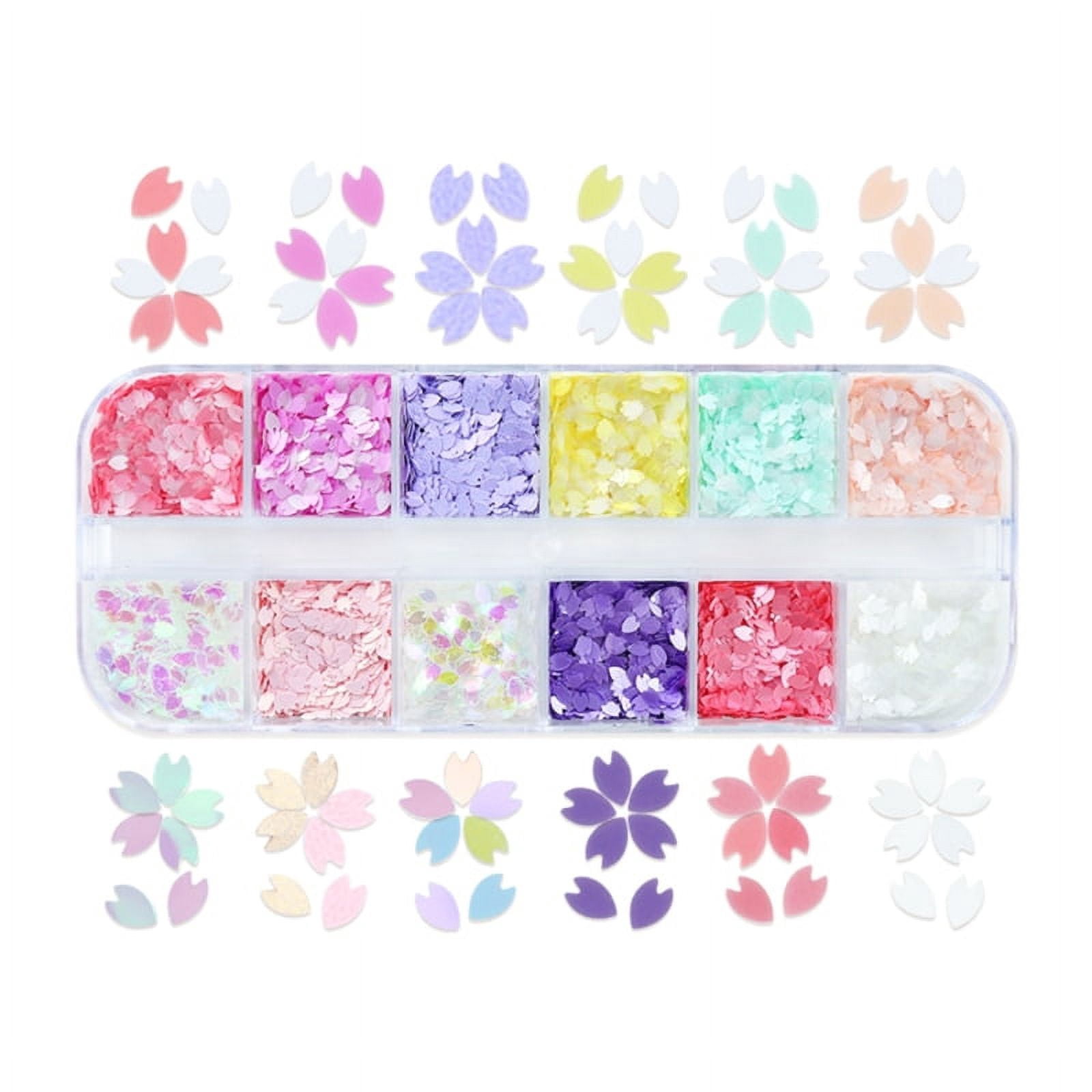 Milue Flower Filling Paper Material Flower Resin Sequins Pigment DIY ...