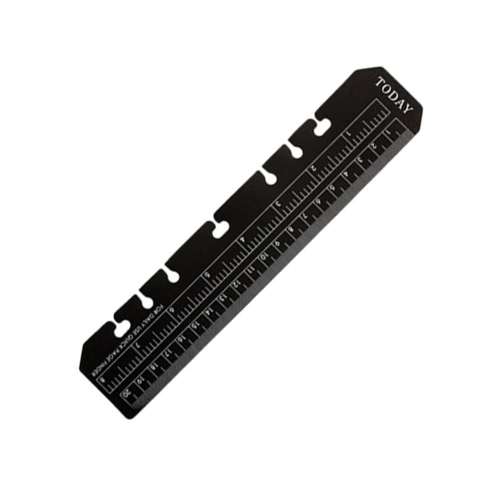 Milue Foldable Straight Functional Scale Rulers Pages Marker Bookmark ...