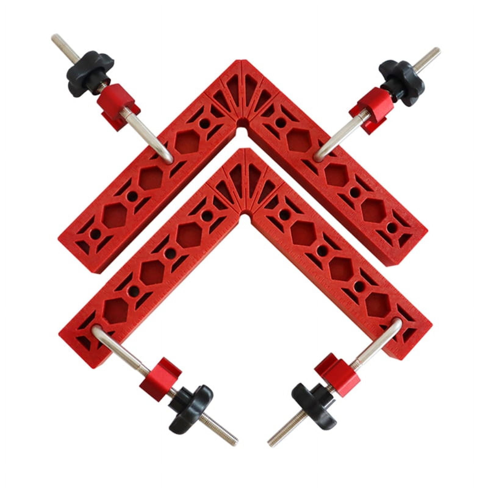 Milue High Quality Plastic Carpentry L-Corner Ruler with Angle Clamps ...