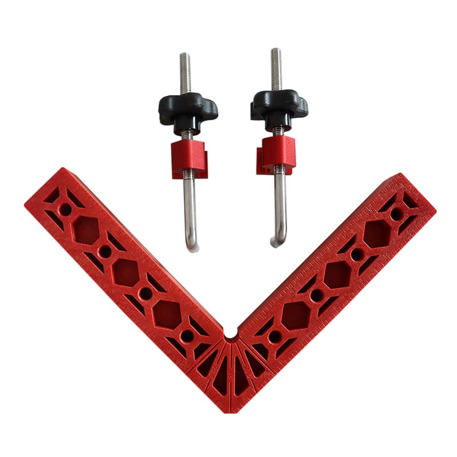 Milue High Quality Plastic Carpentry L-Corner Ruler with Angle Clamps ...