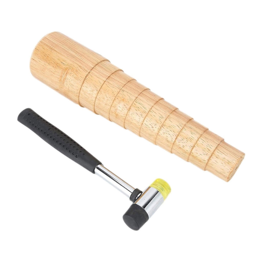 Milue Jewelry Tool Set Rubber Mallet Solid Bangle Mandrel Bracelet ...