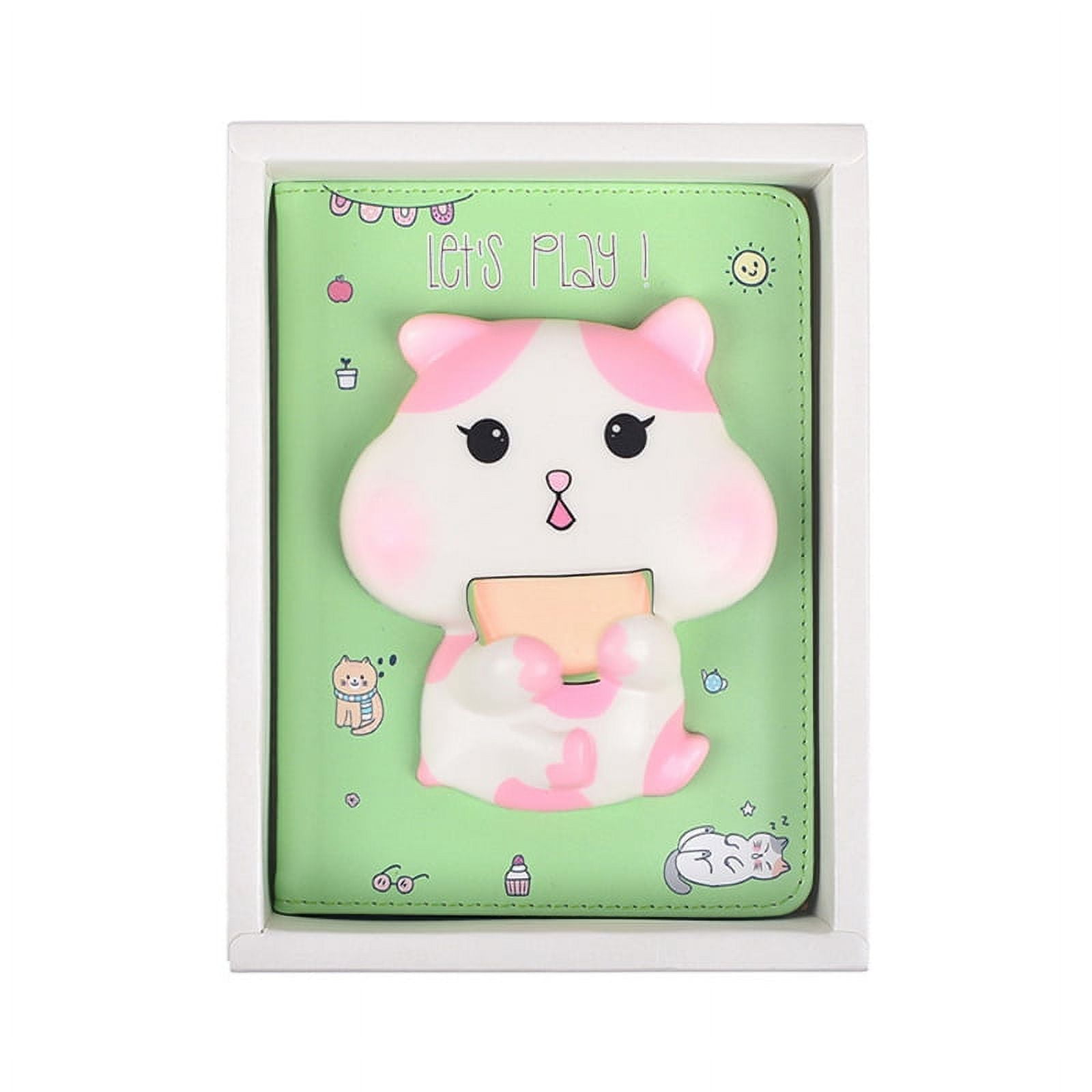 Milue Kawaii Notebook Slow Rebound Stress Relief Notebook PU Leather ...