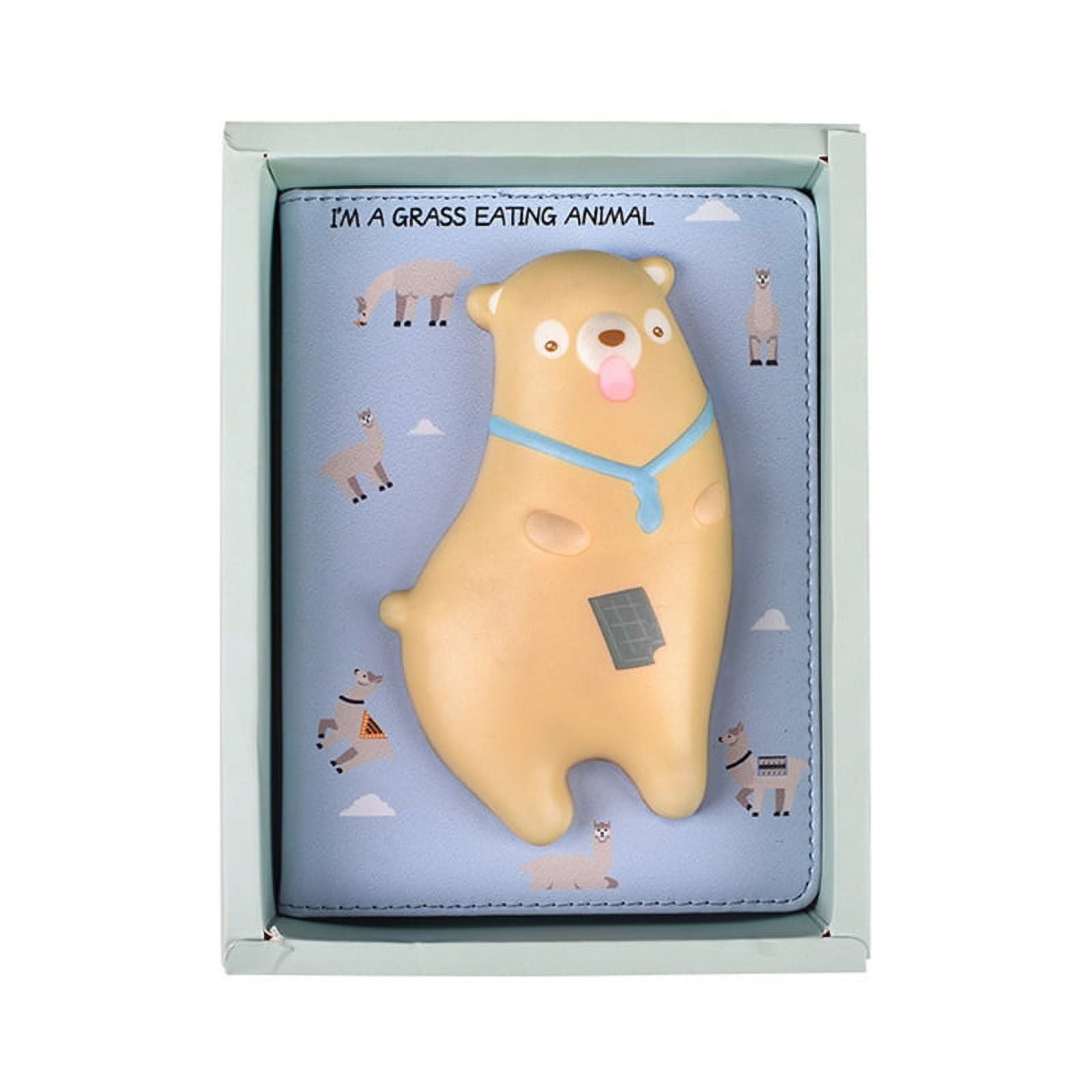 Milue Kawaii Notebook Slow Rebound Stress Relief Notebook PU Leather ...