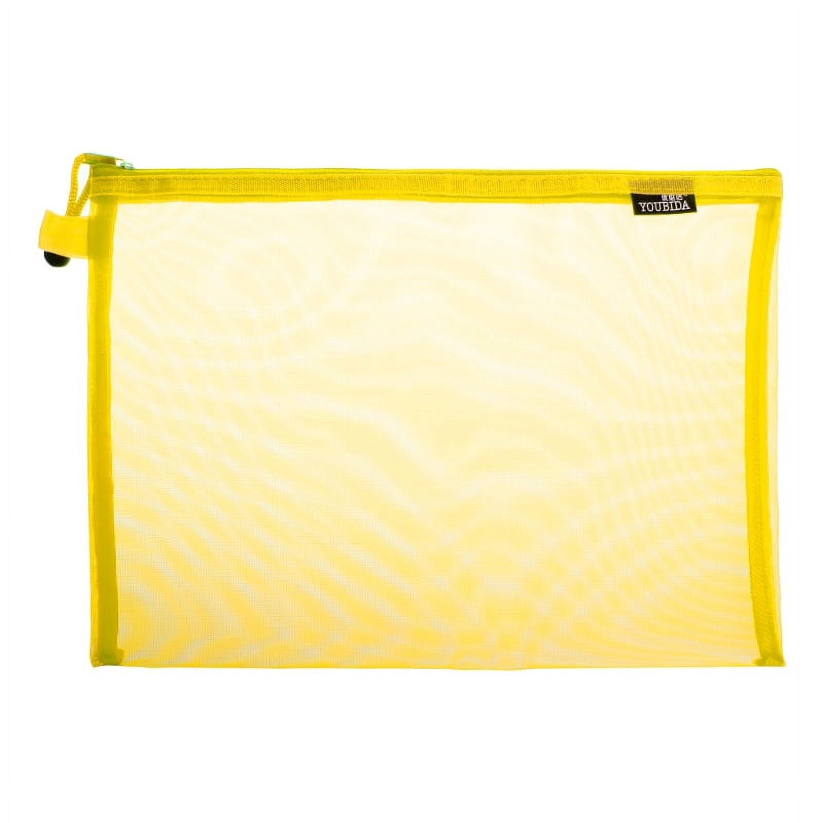 Milue Large Zippered File Organizer Stationery Storage Pouch Mesh ...