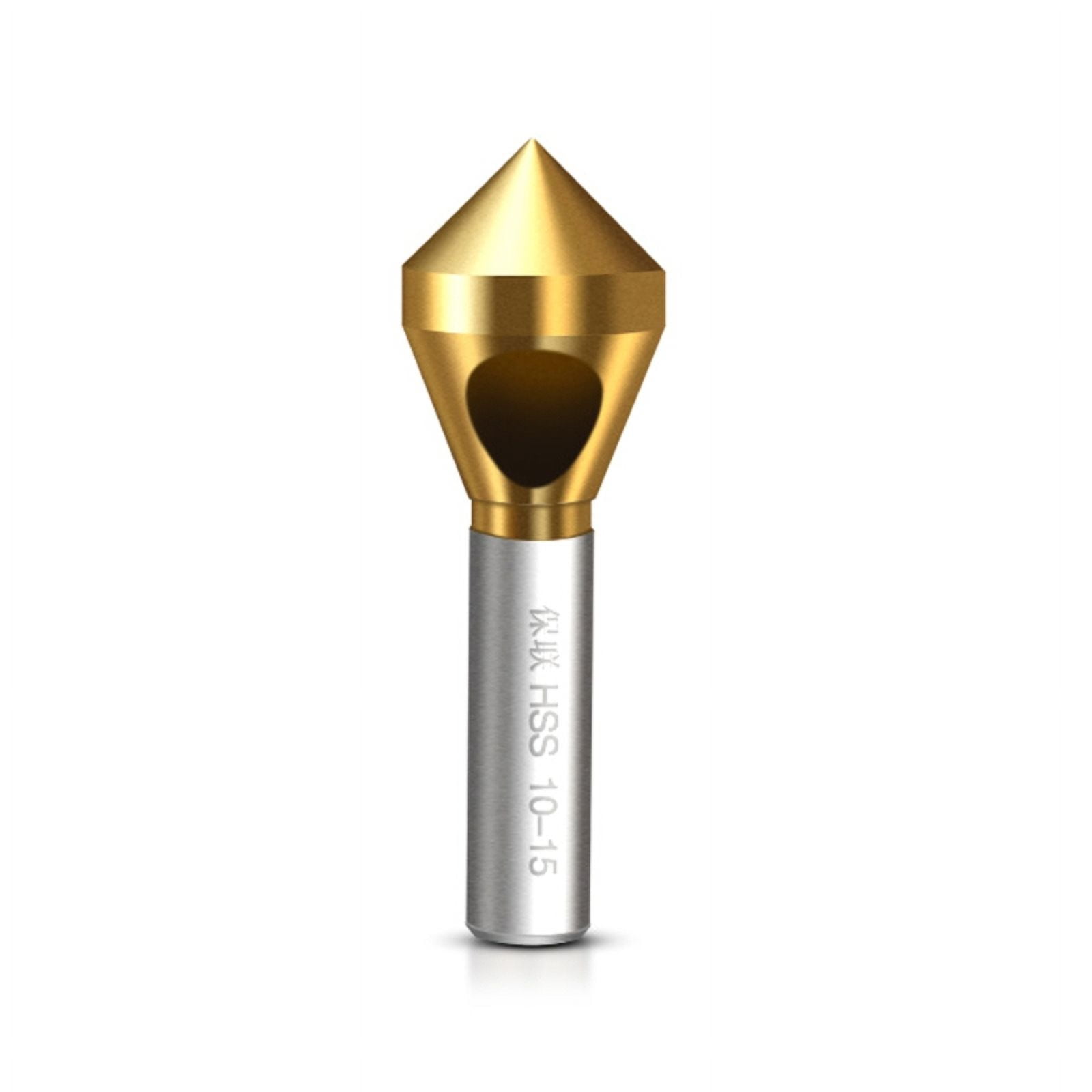 Milue M35 Steel Titanium Countersink Drill Bit Round Shank 90Degree ...