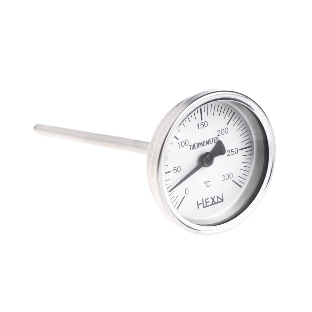 Milue Mechanical Thermometer Bi-Metal Process Grade Thermometer 1/4PT ...