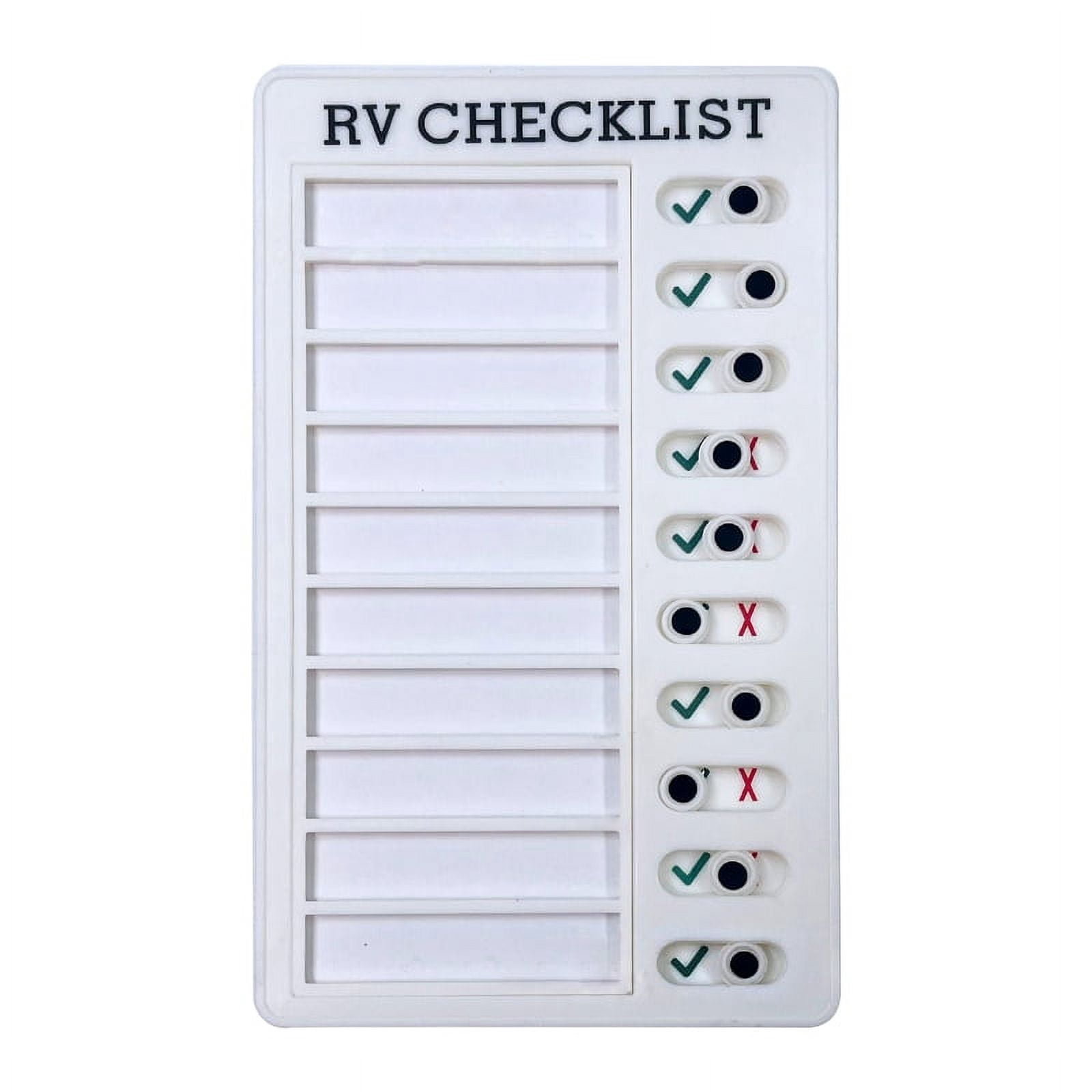 Milue Memo Checklist Board Detachable Reusable Memo Reminder Pad for ...