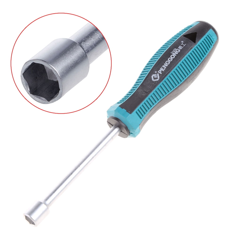 Milue Metal Socket Driver Wrench Screwdriver Hex Nut for Key Nutdriver Hand Tool 9mm - Walmart.com
