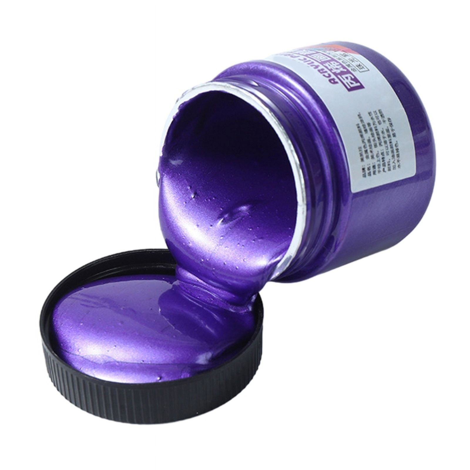 Milue Metallic Acrylic Paint Waterproof Metallic Paints Rich Pigments ...