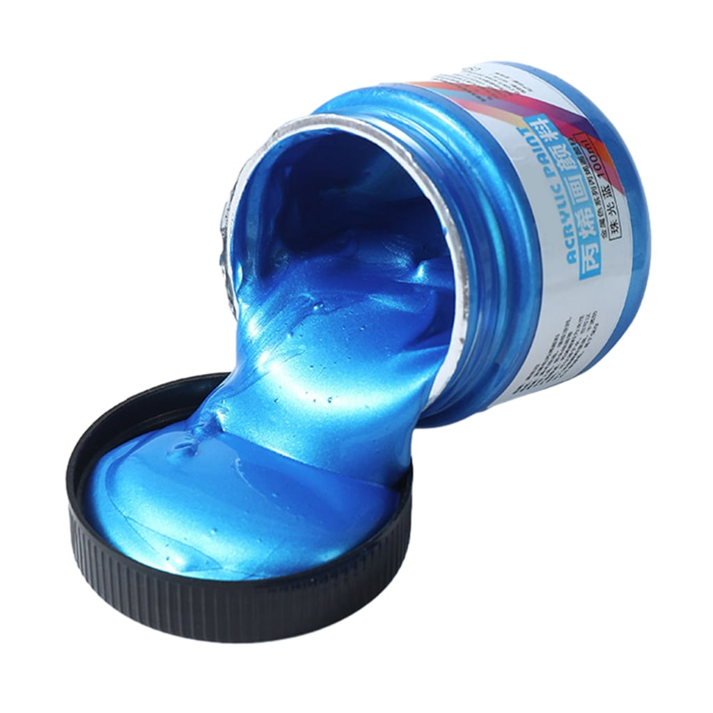 Milue Metallic Acrylic Paint Waterproof Metallic Paints Rich Pigments ...