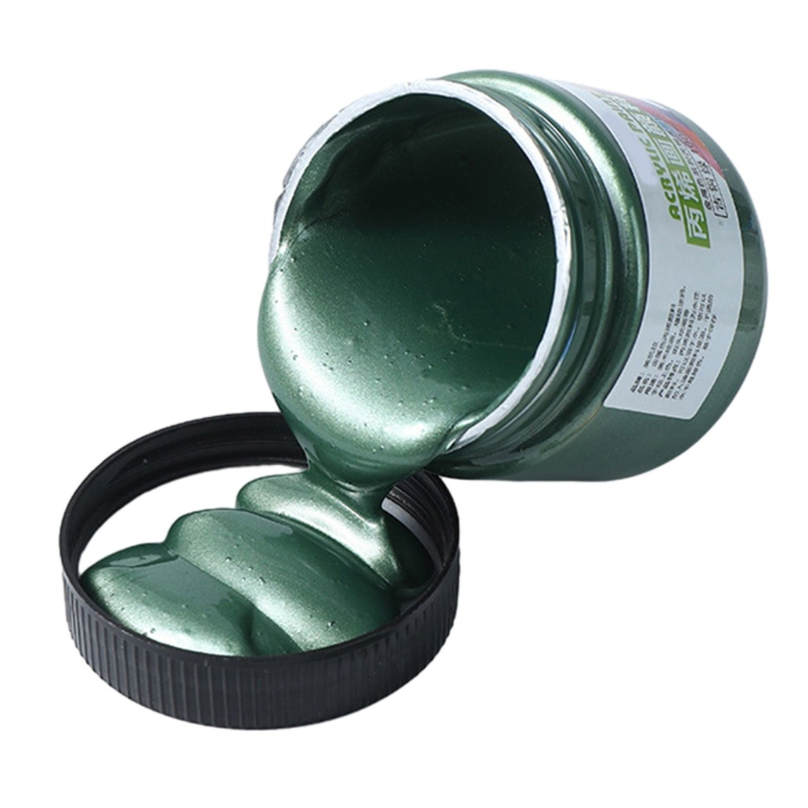 Milue Metallic Acrylic Paint Waterproof Metallic Paints Rich Pigments ...