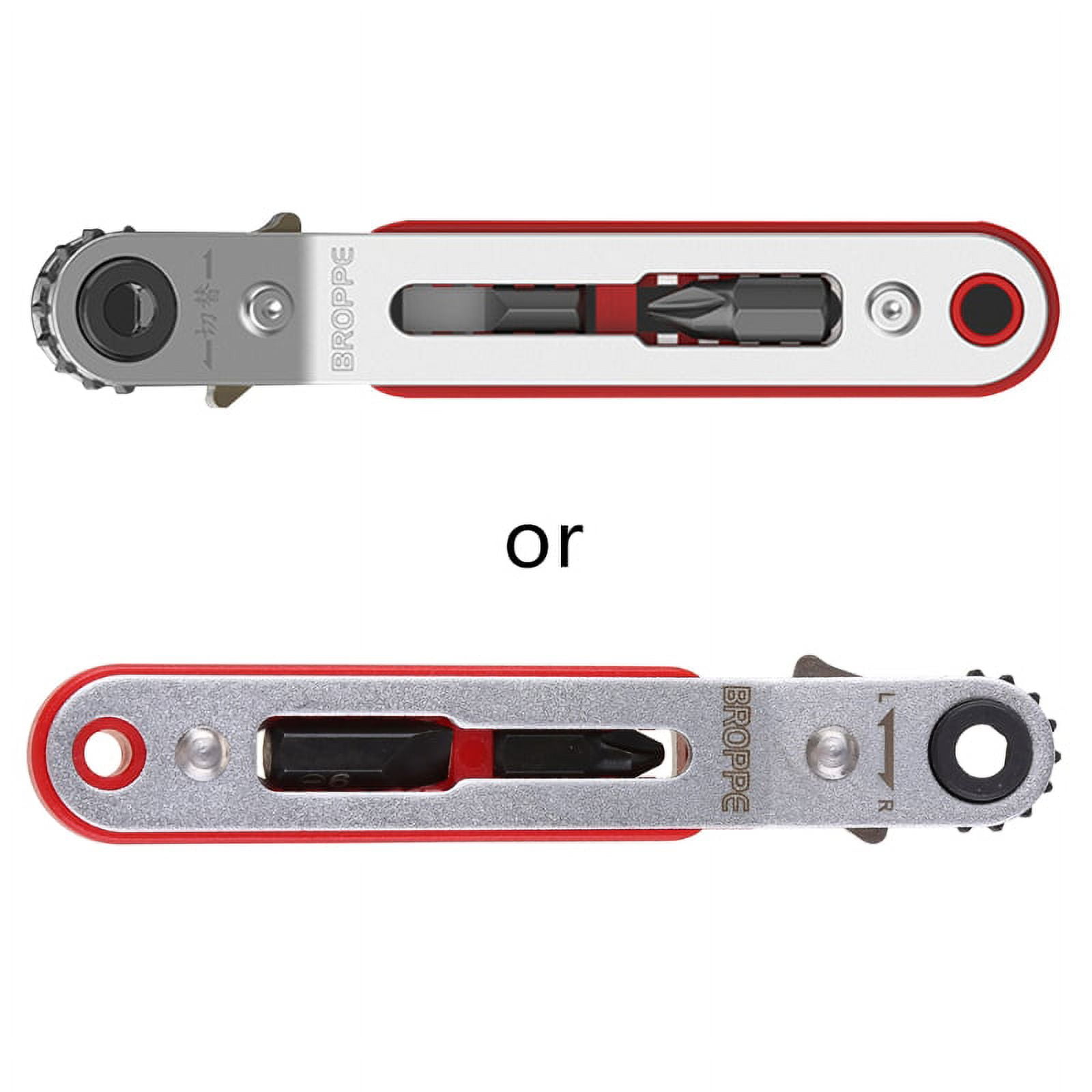 Milue Mini Magnetic Screwdriver Ratchet Wrench Right Angle 1/4" Hex ...