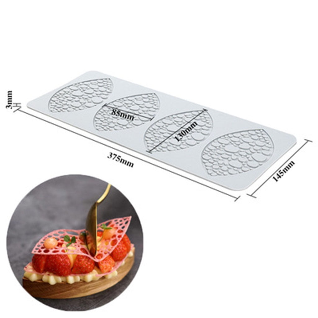 Milue Molecular Cooking Printing Mold Silicone Material for Cake Border ...