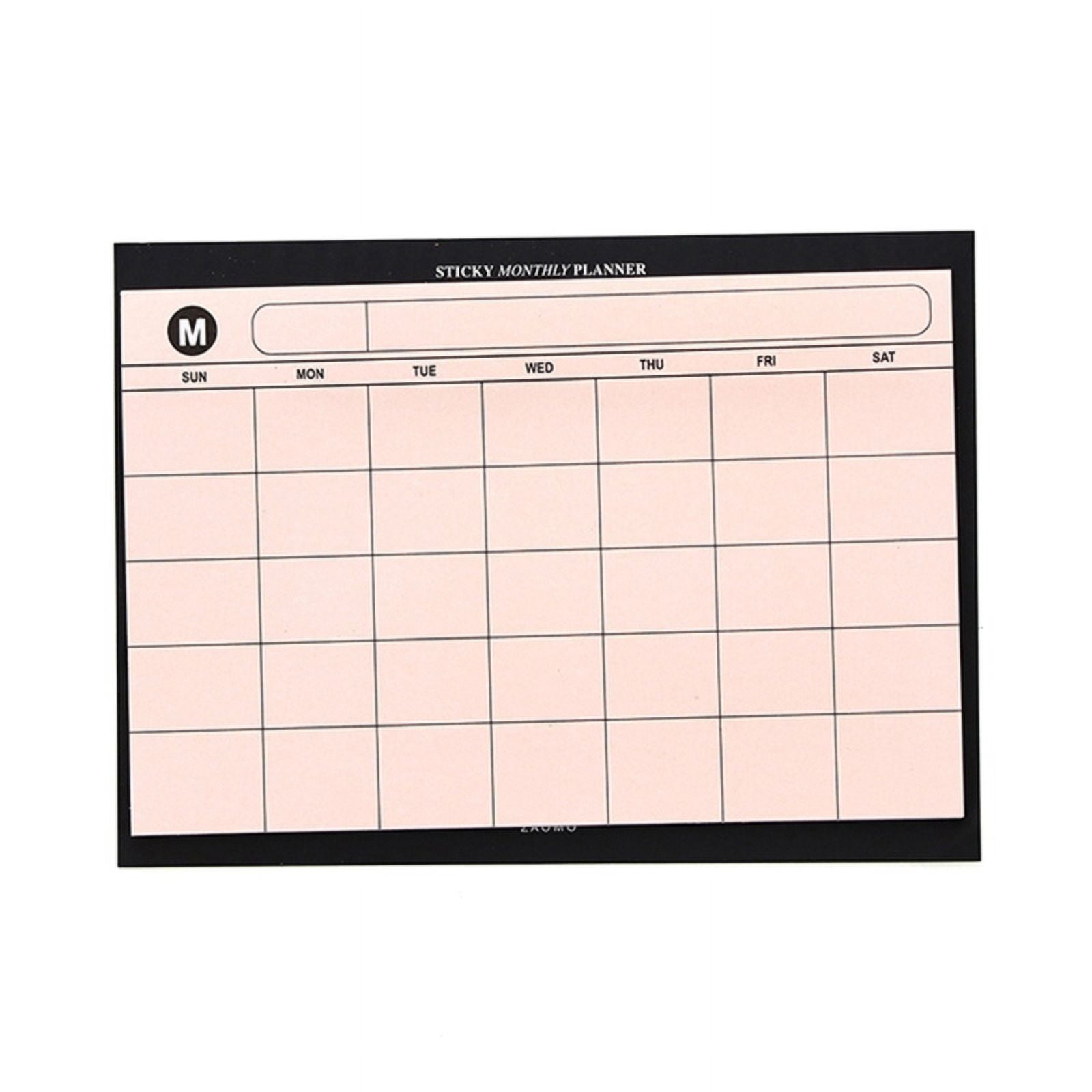 Milue Monthly Planning Pad Planner, Undated Calendar Desk Pads Upgraded ...