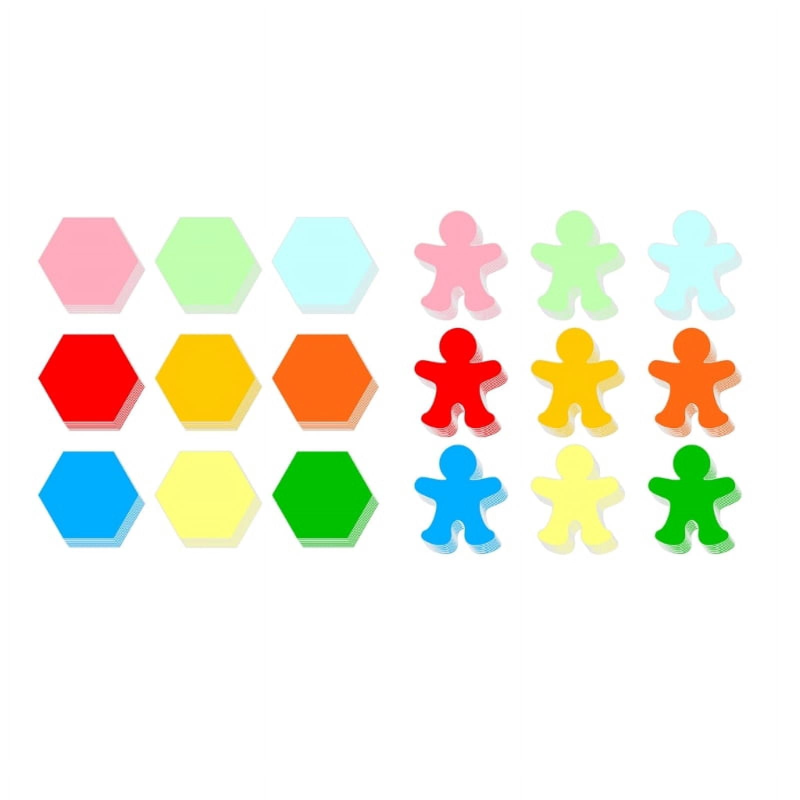 Milue Multi Shaped Cut Outs Die Cut for Classroom Bulletin Board Wall ...