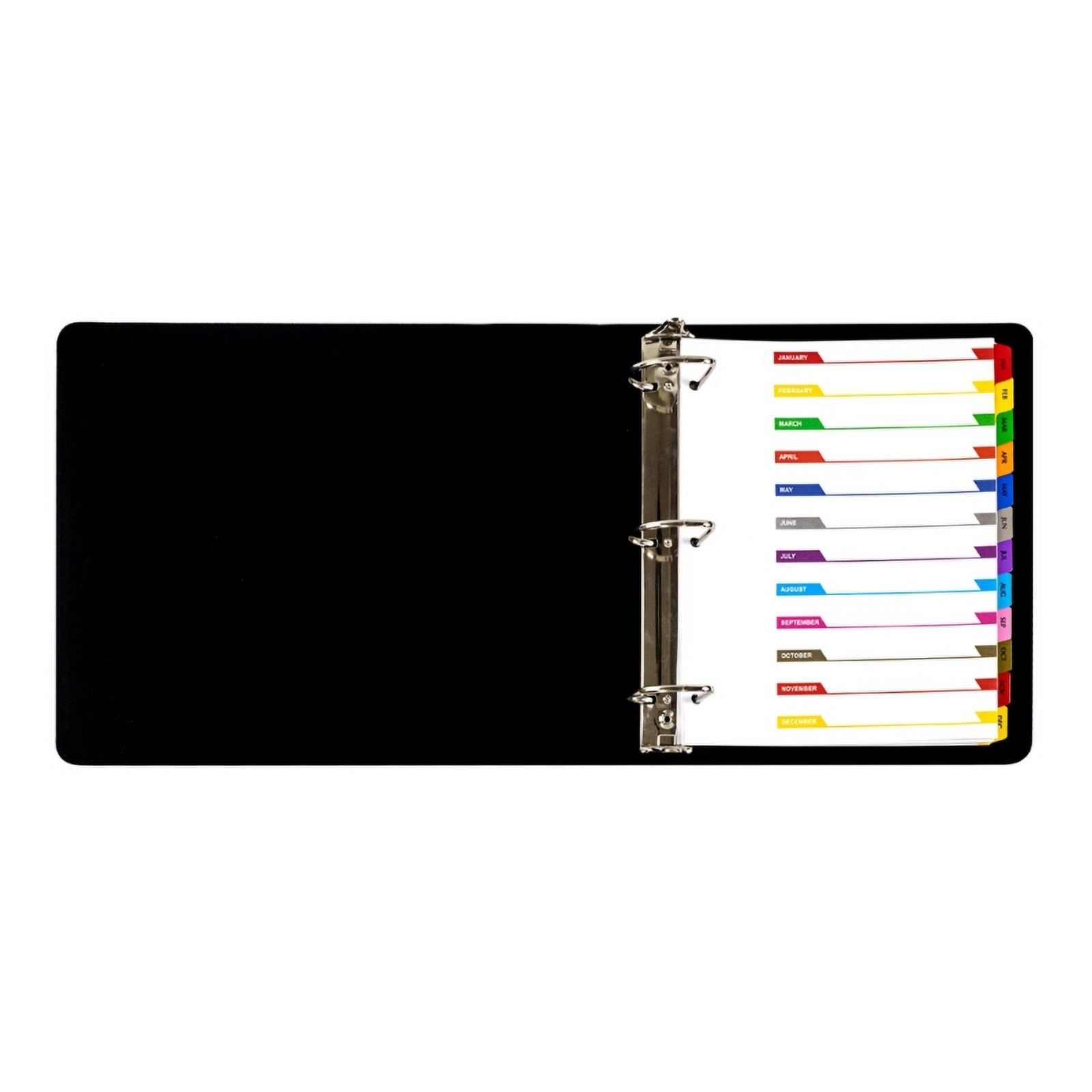 Milue Multifunctional Binder Dividers Index Dividers for Work ...