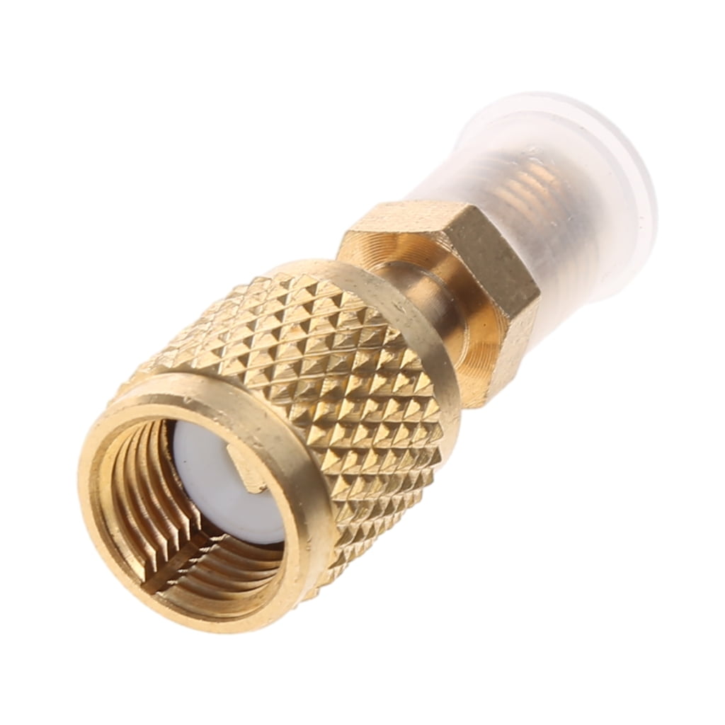 Milue New R410a Brass Adapter Joints 1/4" Male To 5/16" Female Charging ...
