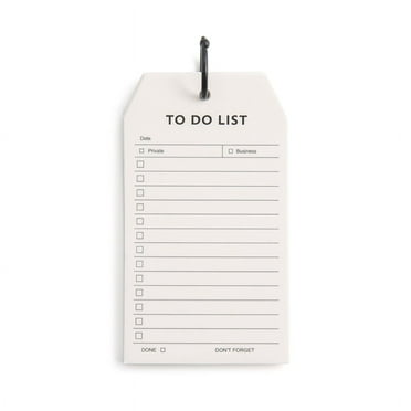 STECCO Daily to do List Work Planner Notepad - Undated Productivity Pad ...