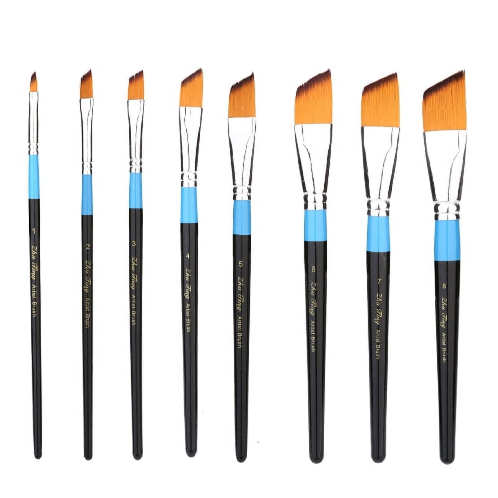 Milue Nylon Hair Artist Paintbrush Hand Painted Paintbrushes Art ...