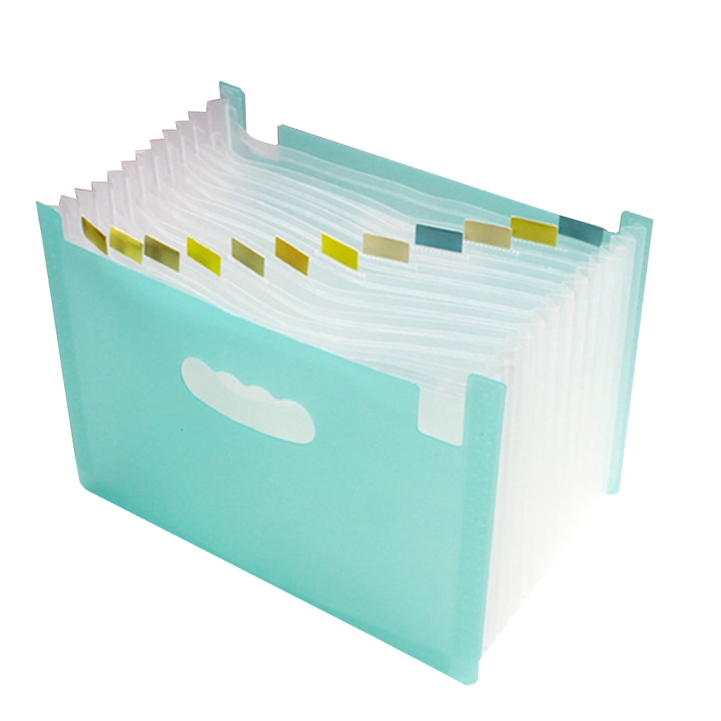Milue Office Expandable A4 File Organizer Document Organizer Folder ...
