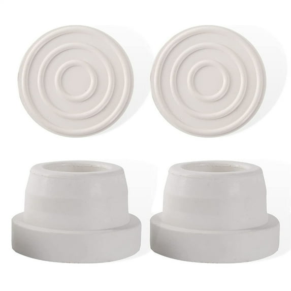 Milue Pack of 4 Pool Ladder Rubber Plugs Replacement Accessories for ...