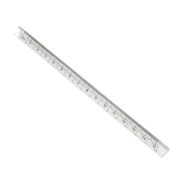 Milue Portable Acrylic Straight Ruler Three-sided Ruler Accurate ...