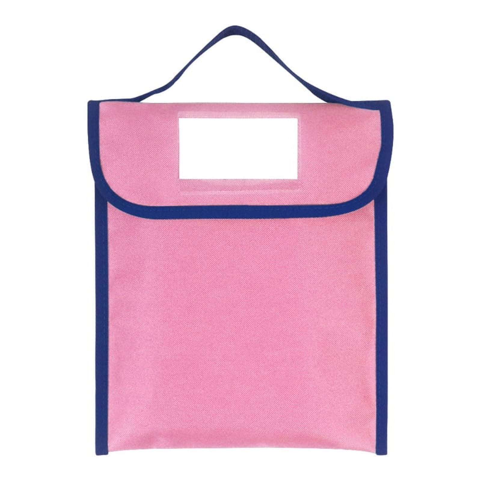 Milue Portable File Bag with Clear Label Window Handheld File Folder ...