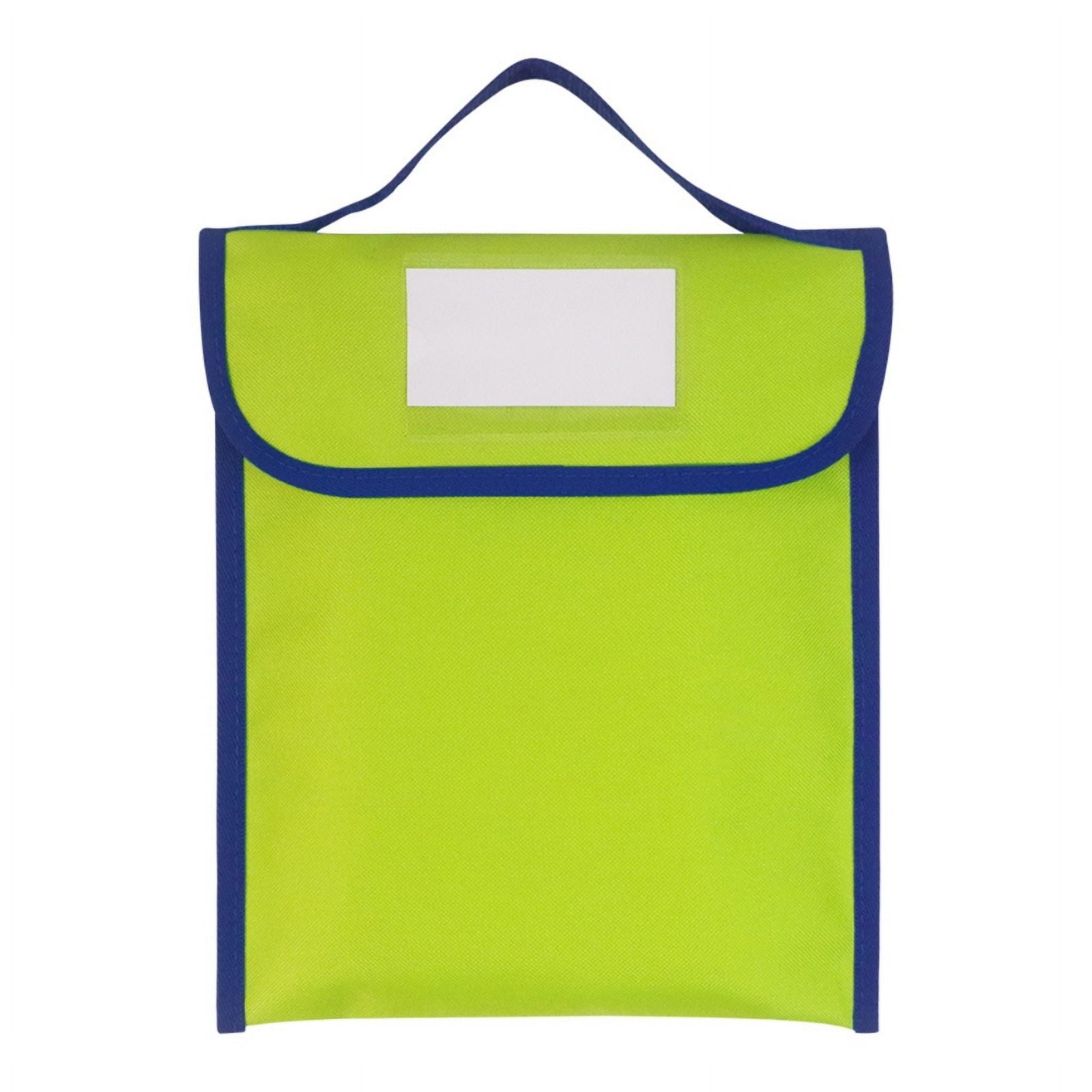 Milue Portable File Bag with Clear Label Window Handheld File Folder ...