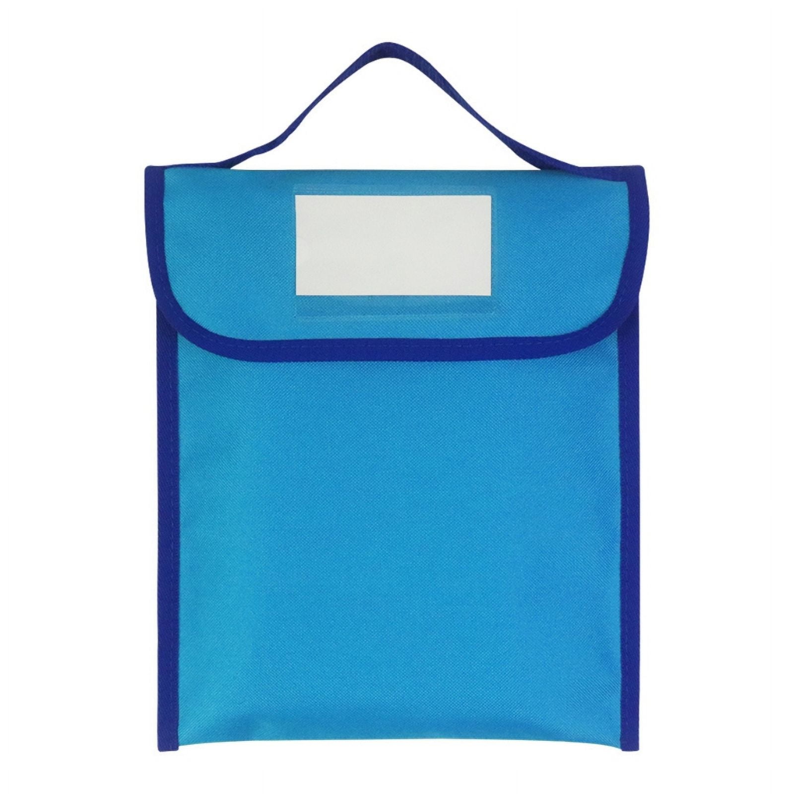 Milue Portable File Bag with Clear Label Window Handheld File Folder ...